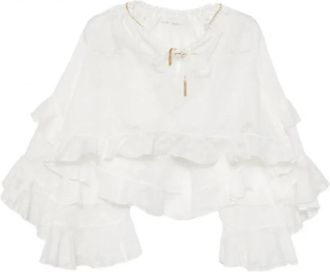Zimmermann Femme, Blouses et Chemises, Blanc, Taille: 38 FR Hauts