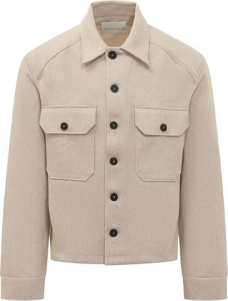 STUDIO NICHOLSON Kelver Overshirt - Homme - Vestes - Beige - Taille: M