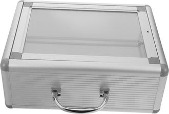 Valiclud Wandmontierter Medikamentenschrank Metall Acryl Medizinbox Wandhängender Notfallapotheke Organizer Für Büro Bank Badezimmer Universeller Wandhänger Sp