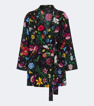 Gucci Chemise Gucci Flora en soie &agrave; fleurs