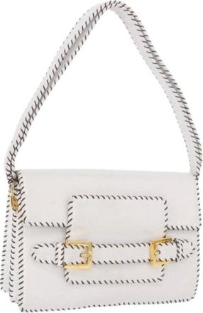 Fendi Sac bandouli&egrave;re vintage Pre-owned - Femme - Pre-owned - Blanc - Taille: ONE Size