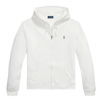 Ralph Lauren Homme, Sweatshirts et sweats &agrave; capuche, Blanc, Taille: L Zip-throughs