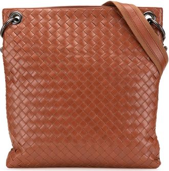 Bottega Veneta Hobo Bags - Leather Intrecciato Crossbody - Gr. unisize - in Braun - f&uuml;r Damen