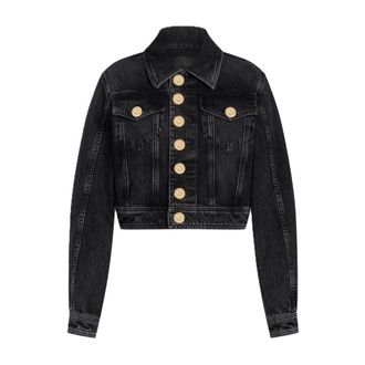 Dondup Femme, Vestes, Noir, Taille: 40 FR Denim Jacket