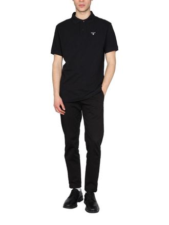 Barbour Cotton Regular Fit Polo Shirt - Black