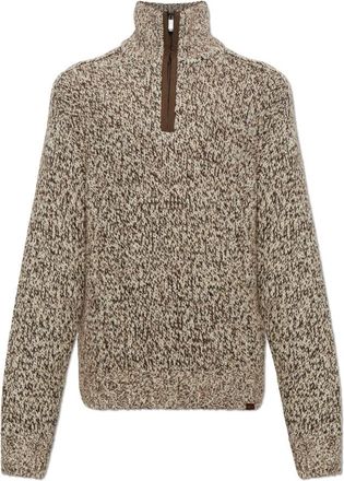 Paul & Shark Pull en laine - Homme - Pulls - Brun - Taille: XL