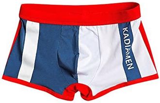Generic Sous-v&ecirc;tements pour hommes Shorts r&eacute;tro Hommes Coton Boxer Personnalit&eacute; L&acirc;che Pantalons Jeunesse Sport Boxers Hommes Sous-v&ecirc;tements Grandes Tailles, r