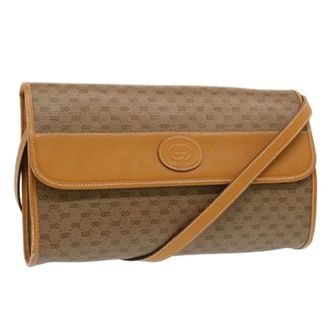 Gucci Sac &agrave; bandouli&egrave;re Pre-owned Vintage - Femme - Pre-owned - Beige - Taille: ONE Size