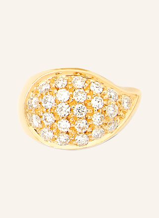 Tamara Comolli Tamara Comolli Charm Signature Drop Clasp Diamond Pav&eacute; Aus 18 Karat Gelbgold Mit Diamant Pav&eacute; gold