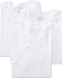 Fruit Of The Loom Lot de 3 t-shirts à col en V pour homme - Blanc - X-Large