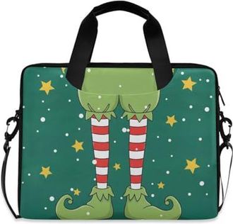 Alaza Sacoche pour ordinateur portable de 40,6 &agrave; 15,6 avec pattes delfe de No&euml;l - Sac pour ordinateur portable de 40,6 &agrave; 15,6 - Sac fourre-tout pour ordinat