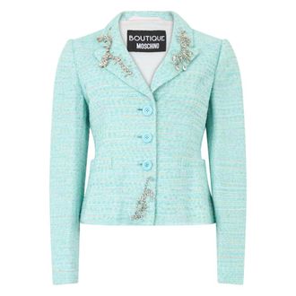 Moschino Eleganter Blazer - - Jackets - Damen - Blau - L