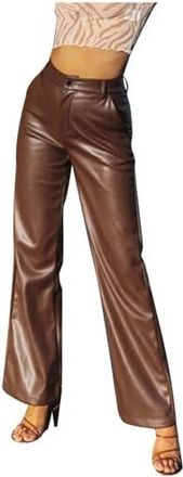 Generic Hot Leggings Femme Sarouel Kaki Marron Droite Maille Flanelle Déchiré Asymétrique Extra Musculation Bretelle Lyocell Rayure Charpentier Mérinos Meille