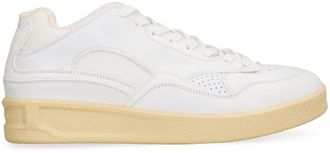 Jil Sander Mens Dragon Low-Top Sneakers White Polyester Trainers