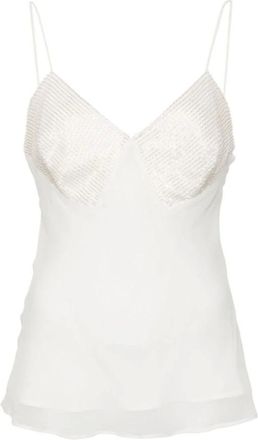 Max Mara Femme, Tops, Blanc, Taille: 36 FR Robe de Mari&eacute;e &Eacute;l&eacute;gante en Soie