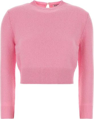 Jil Sander Femme, Pulls, Rose, Taille: 46 FR Pull en m&eacute;lange de laine