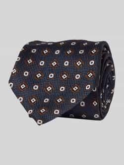 Altea Seidenkrawatte mit Strukturmuster Modell Ticino