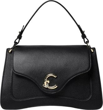 Coccinelle Femme, Sacs, Noir, Taille: ONE Size Sac &agrave; main structur&eacute; en cuir