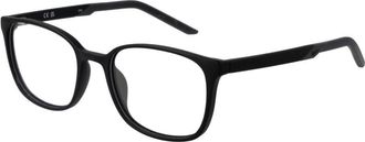 Nike Schwarze Edelstahlbrillen (Gestelle)