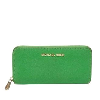Michael Kors Portefeuille zipp&eacute; Pre-owned - Femme - Pre-owned - Vert - Taille: ONE Size