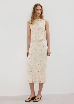 Mango Top ajust&eacute; &agrave; clous &eacute;cru - Femme - XXS - MANGO