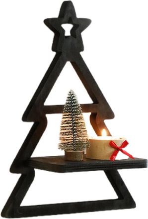 Generic Holzregale - Aufbewahrungsregal im Weihnachtsbaum-Design - Festlich schwimmende Pflanzenregale - F&uuml;r Partys Wohnzimmer K&uuml;che Eingang