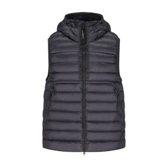 C.P. Company C.p. Company - Goggle Puffer Vest - Homme - Vestes - Noir - Taille: XL