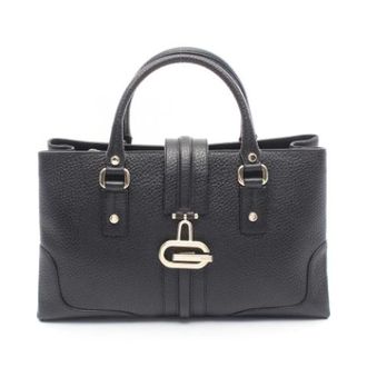 Gucci Sac &agrave; main vintage en cuir pr&eacute;-poss&eacute;d&eacute; - Femme - Pre-owned - Noir - Taille: ONE Size