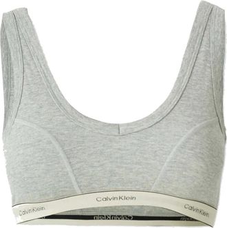 Calvin Klein Leicht gef&uuml;ttertes Dreieck-BH-Set - - Underwear - Damen - Grau - XS