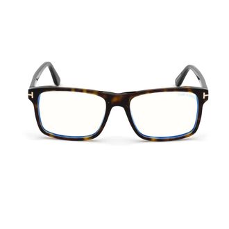 Tom Ford Homme, Accessoires, Brun, Taille: 53 MM Rectangular Magnetics