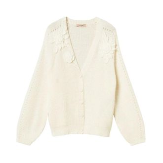Twinset Cardigan - - Knitwear - Damen - Beige - S