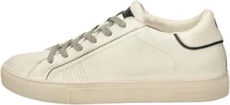 Crime London Low Top Essential, Chaussures de mode unisexe, blanc et gris., 44 EU