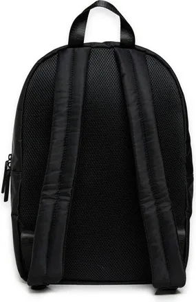 Diesel Boys Backpack With Logo Black Nylon + Contrast Polyester Backpacks