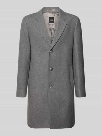 HUGO BOSS Mantel mit einreihiger Knopfleiste