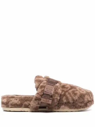 UGG chaussons en peau lain&eacute;e - Tons neutres