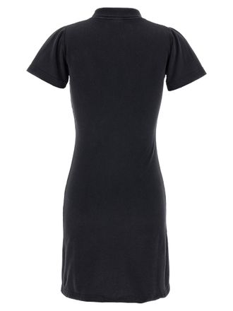Balenciaga Womens Black Cotton Short Dress