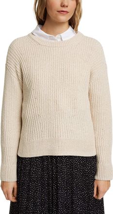 Esprit Damen 021CC1I305 Pullover, 274/BEIGE 5, S