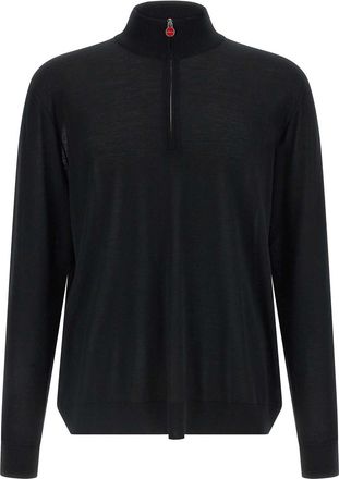 Kiton Pull Col Roul&eacute; - Noir
