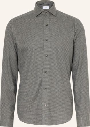 Eton Flanellhemd Comfort Fit gruen