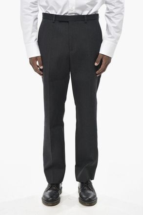 Gucci Wollhose Mit Regul&auml;rer Bundh&ouml;he Gucci
