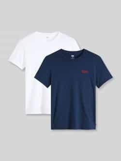 Levi's Relaxed Fit T-Shirt aus reiner Baumwolle im 2er-Pack