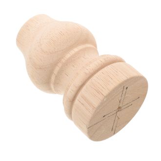 Hemobllo M&ouml;belfu&szlig; aus Massivem Holz mit Schnitzerei 10 X 5,5cm Ersatz Schrankbein und Tischbein f&uuml;r Kommode und Sofa Langlebig und Einfach Montierbar