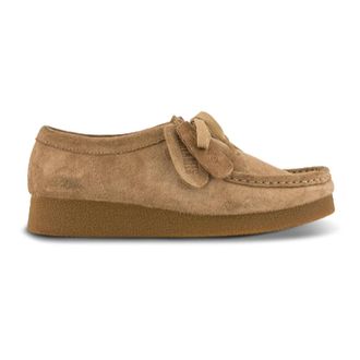 Clarks Klassische Wallabee EVO Schuhe - - Shoes - Damen - Beige - 38 EU