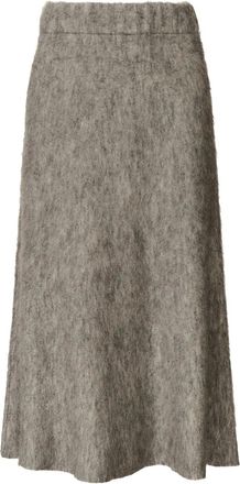 Fabiana Filippi Ausgestellter Midirock - Grau