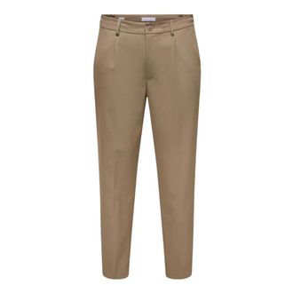 Only & Sons Only & Sons, Homme, Pantalons, Beige, Taille: XL Onsmiro Tailored Tapered 0346 Pantalon
