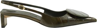 Jacquemus Femme, Chaussures, Vert, Taille: 37 EU Les Slingbacks Duelo Basses
