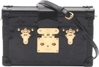 Louis Vuitton Pre-owned Petite Malle Monogram Vernis Sac Bandouli&egrave;re - Femme - Pre-owned - Noir - Taille: ONE Size