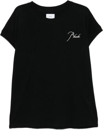 Rhude Homme, Tops, Noir, Taille: L Rhude T-shirts et Polos Noir