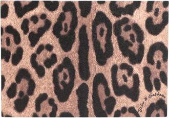 Dolce & Gabbana Femme, Accessoires, Multicolore, Taille: ONE Size Porte-cartes postales &agrave; motif l&eacute;opard