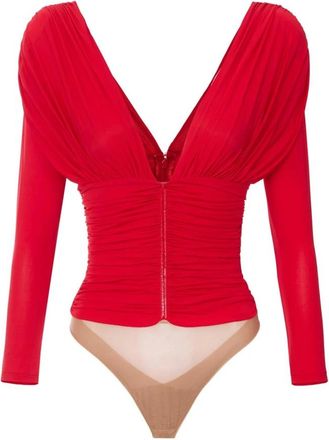 Elisabetta Franchi Damen, Oberteile, Rot, XLGr&ouml;&szlig;e